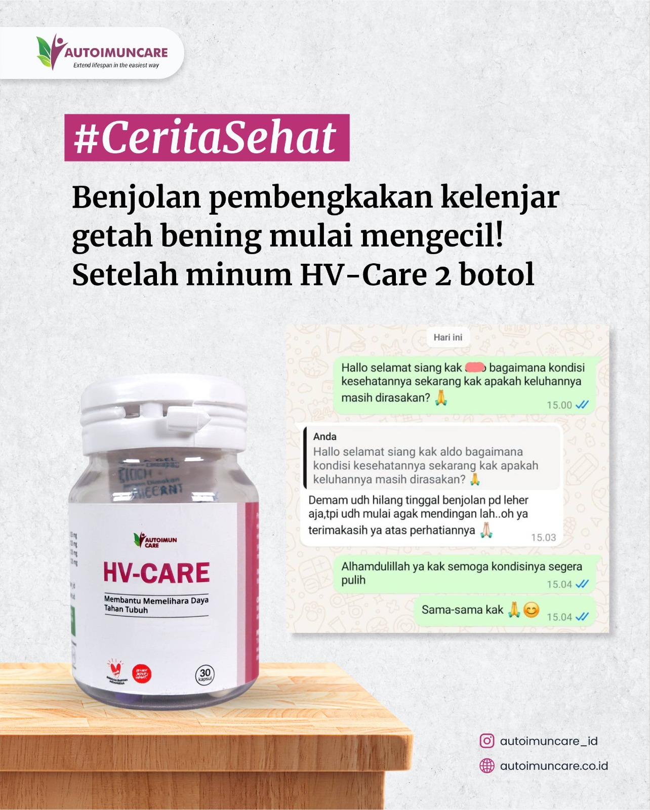 HV-CARE – Obat Herbal HIV Untuk Membantu Meringankan Gejala HIV dan ...
